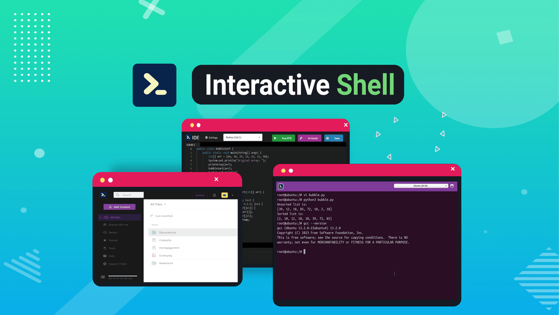 Interactive Shell - Dealify Exclusive Lifetime Deal